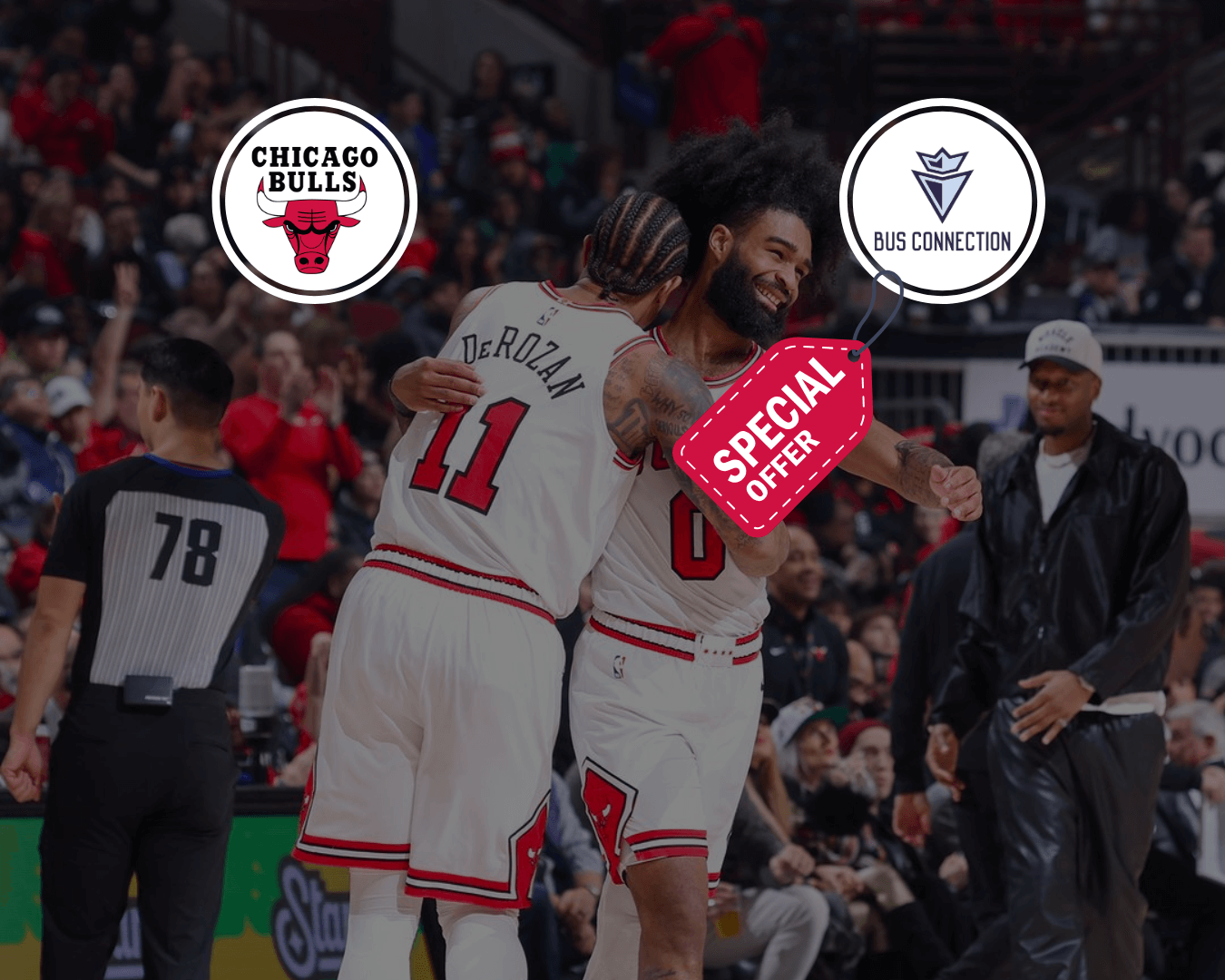 Chicago Bulls Charter Bus Transportation | United Center Games Charter ...